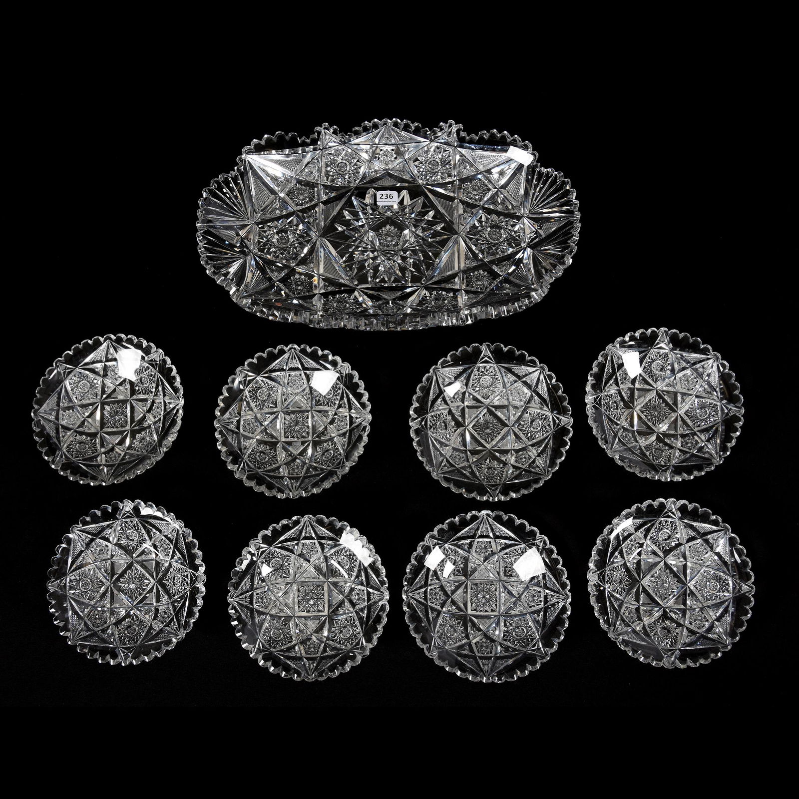 Ice Cream Set, ABCG, Signed Libbey Colonna Pattern - May 16, 2020 ...