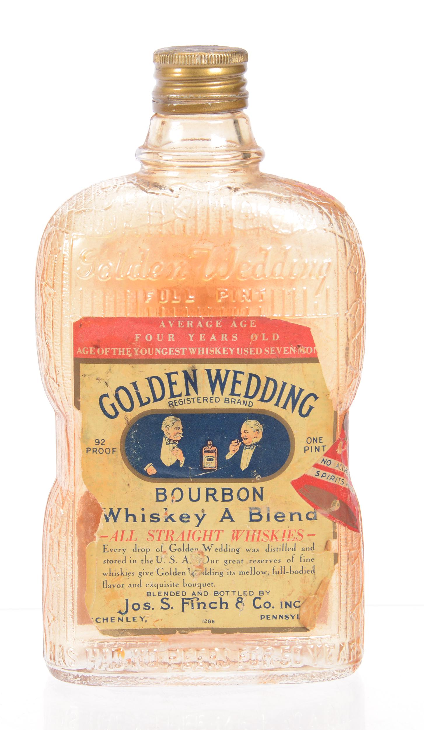 Carnival Glass Whiskey Bottle, Golden Wedding - Jul 25, 2020 | Woody ...