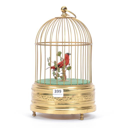 German Bird Cage Mechanical Music Box - Aug 22, 2020 | Woody Auction ...