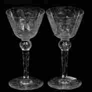 (4) Wine Stems, ABCG, Prism Pattern By Libbey - Nov 12, 2022 | Woody ...