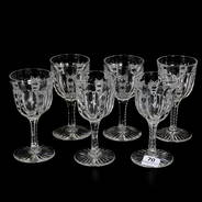 (4) Wine Stems, ABCG, Prism Pattern By Libbey - Nov 12, 2022 | Woody ...