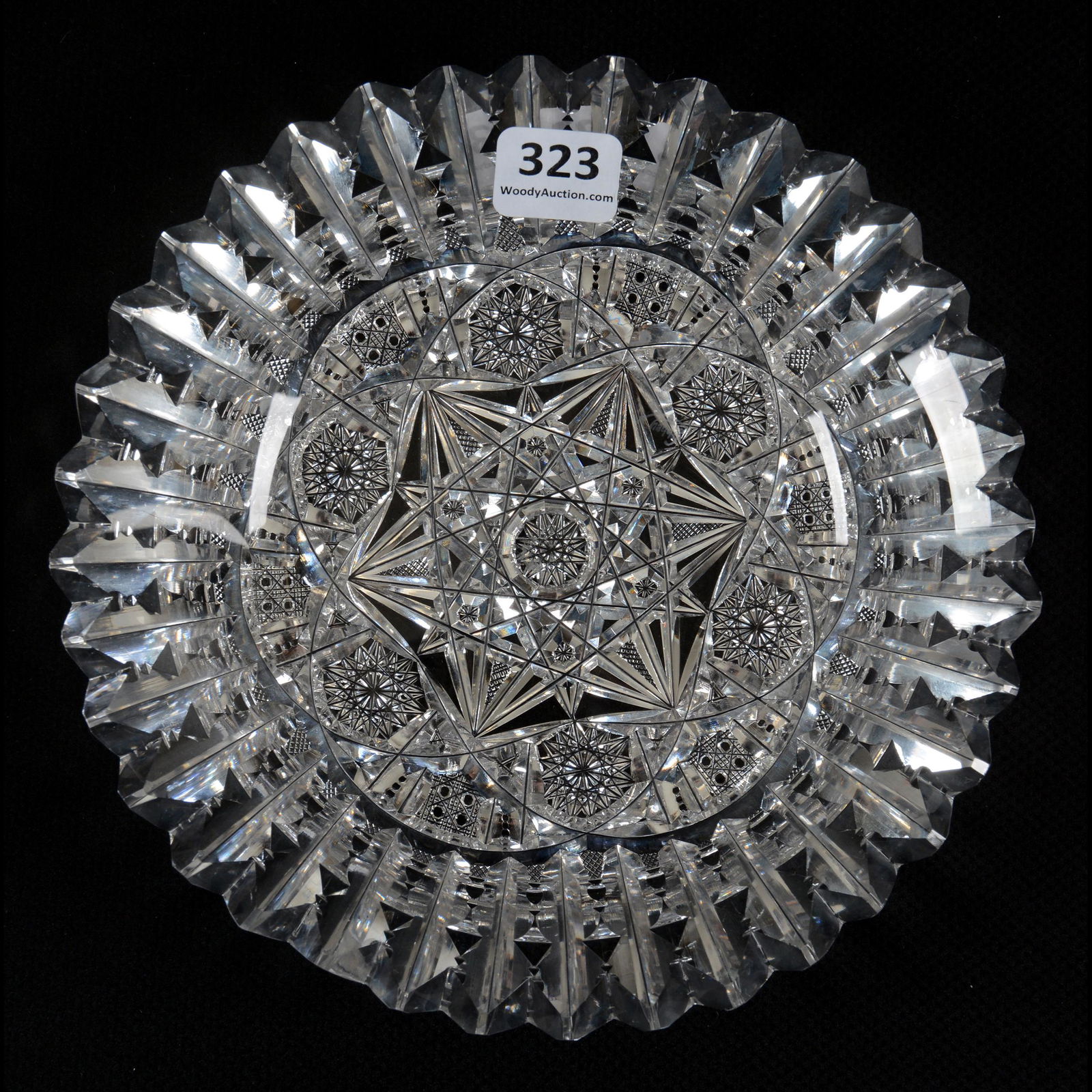 Plate, Abcg, Signed Libbey Ellsmere Pattern