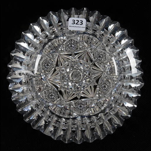 Plate, Abcg, Signed Libbey Ellsmere Pattern