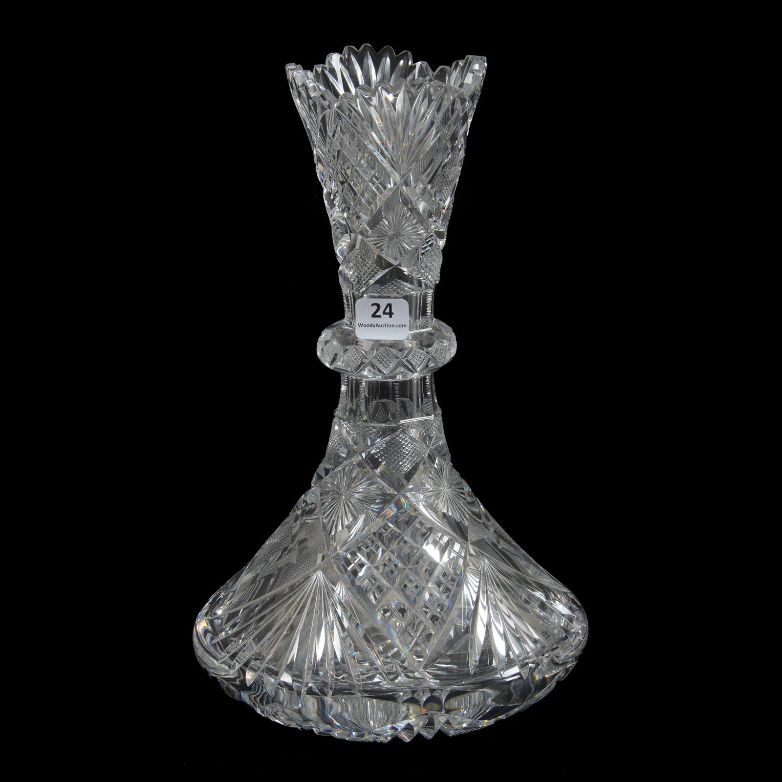 Vase, Abcg, Harvard Pattern By Libbey