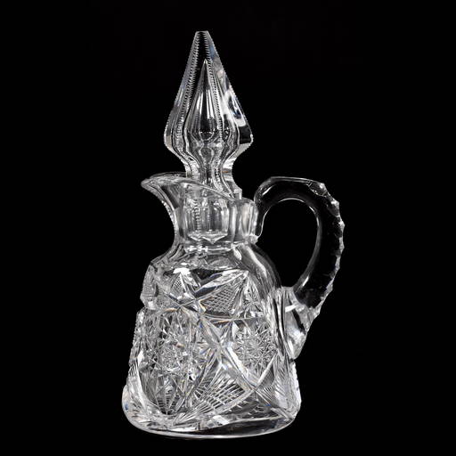 Cruet Bottle, Abcg, Signed Libbey Colonna Pattern