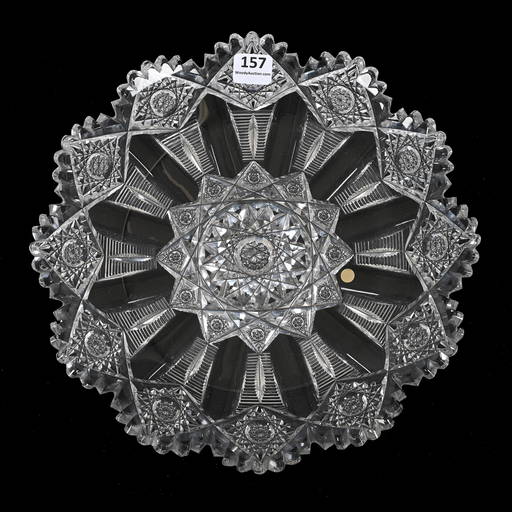 Plate, Abcg, Signed Hawkes Brunswick Pattern