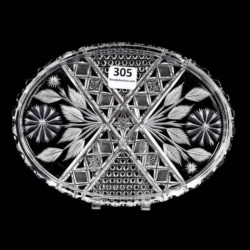 Oval Tray, ABCG, Signed J. Hoare Nassau Pattern (#0305) on Sep 10, 2022 ...