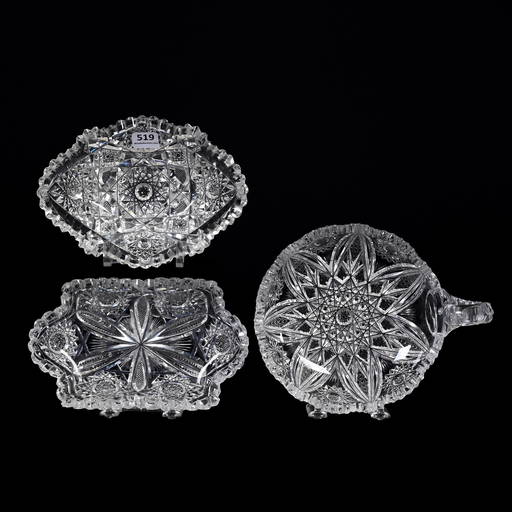 (3) Bon-Bons, American Brilliant Cut Glass (#0519) on Jan 21, 2023 ...