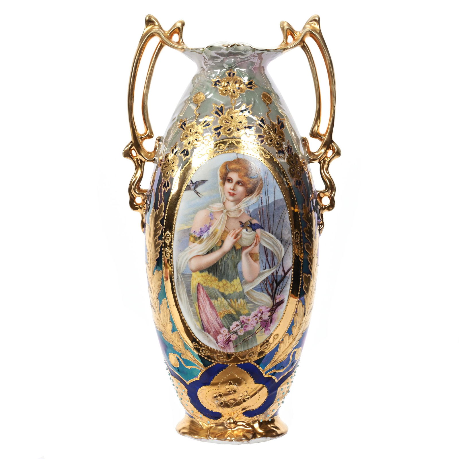 Vase Marked Prov Saxe