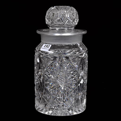 Humidor, Abcg, Savoy Pattern By Dorflinger