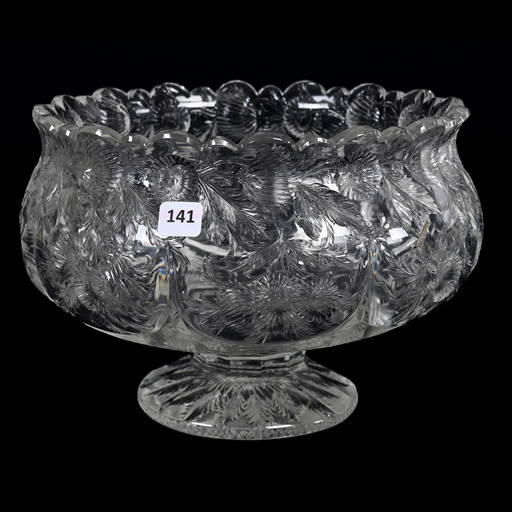 Pedestal Bowl, Bpcg, Signed W. Fritsche