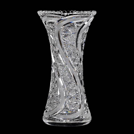 Vase, Abcg, Signed Hawkes Klondike Pattern