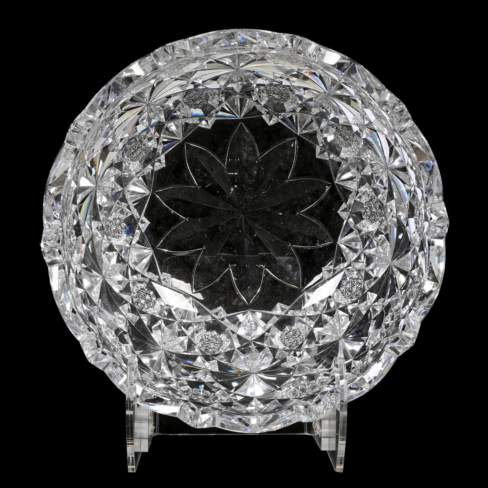 Bowl, Abcg, Signed Hawkes Normandy Pattern