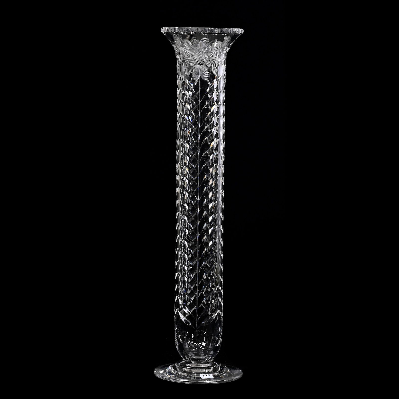 Pedestal Vase, Abcg, Pattern #1175 By Dorflinger