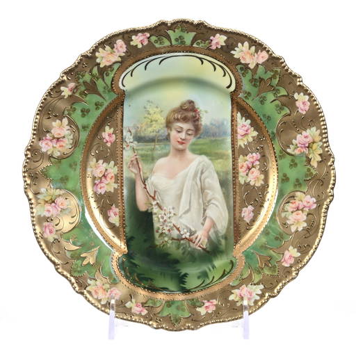 Plate Marked R.s. Prussia, Spring Season, Keyhole