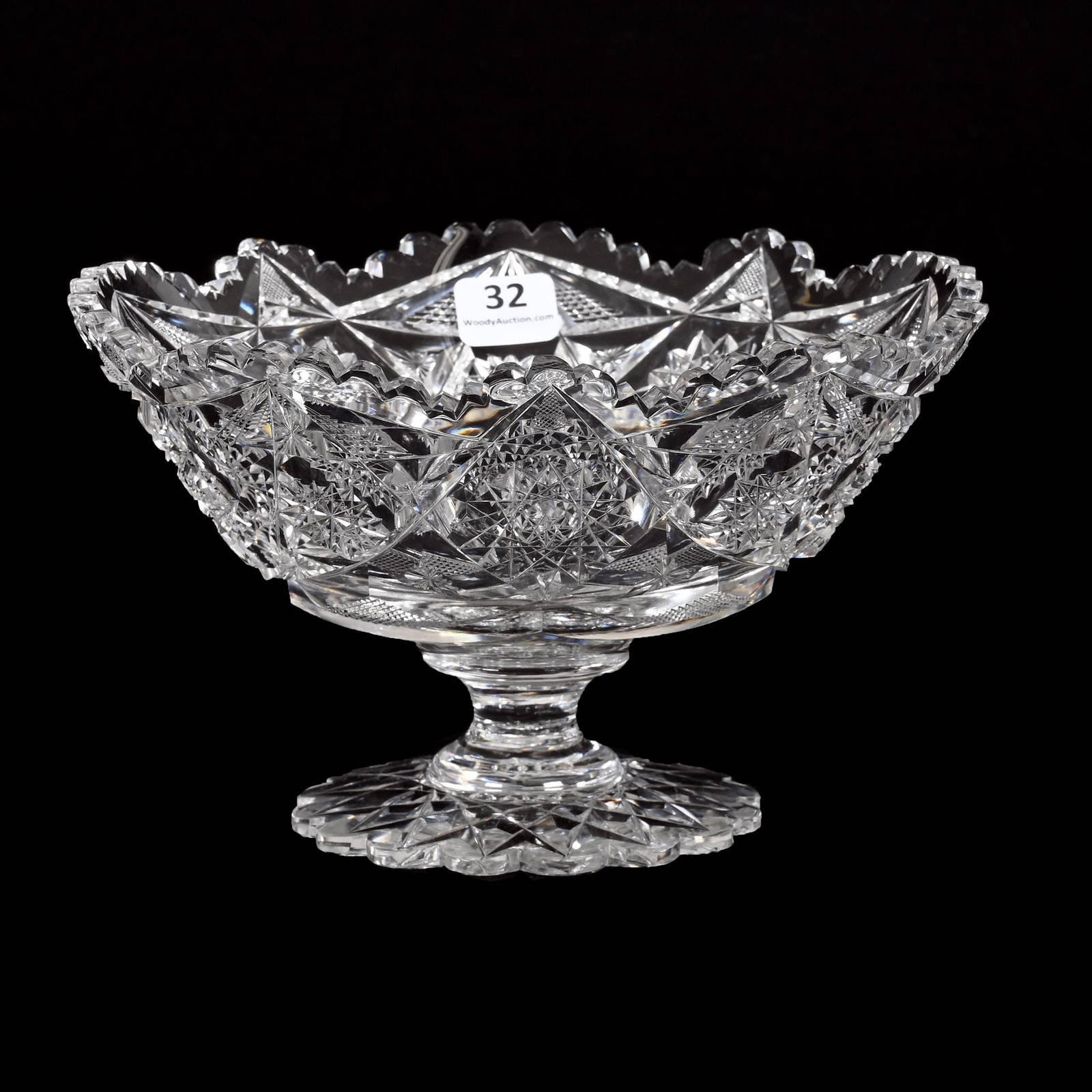 Tazza, Abcg, Signed Libbey Colonna Pattern Auction