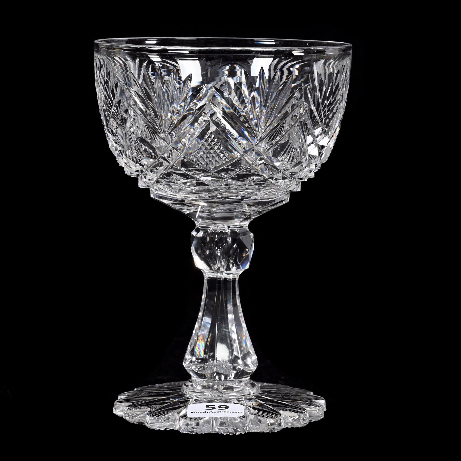 Goblet, Abcg, Parisian Pattern By Dorflinger