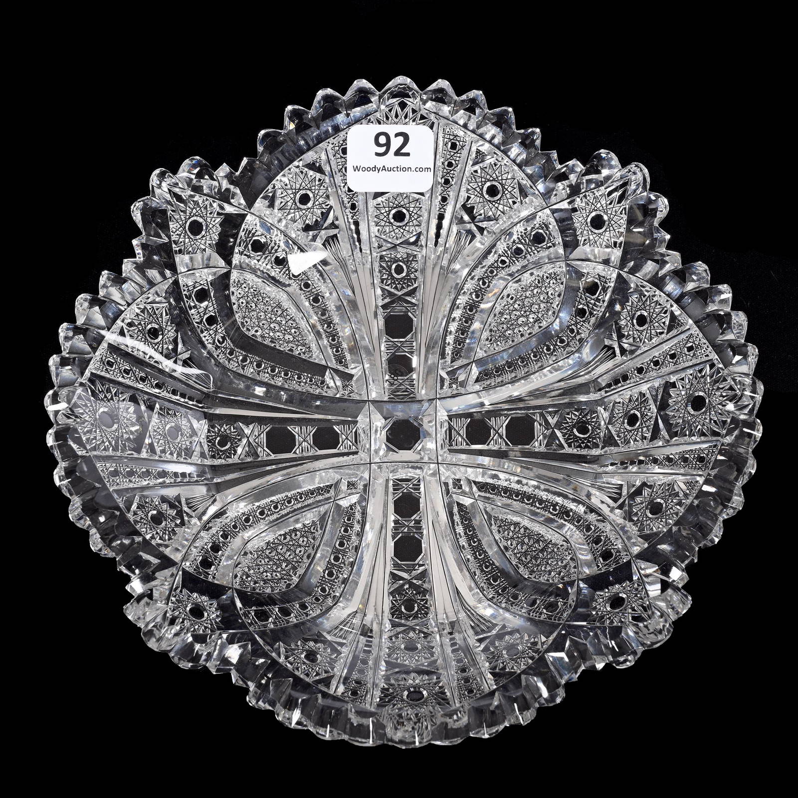 Plate, Abcg, Signed Libbey Aztec Pattern Auction