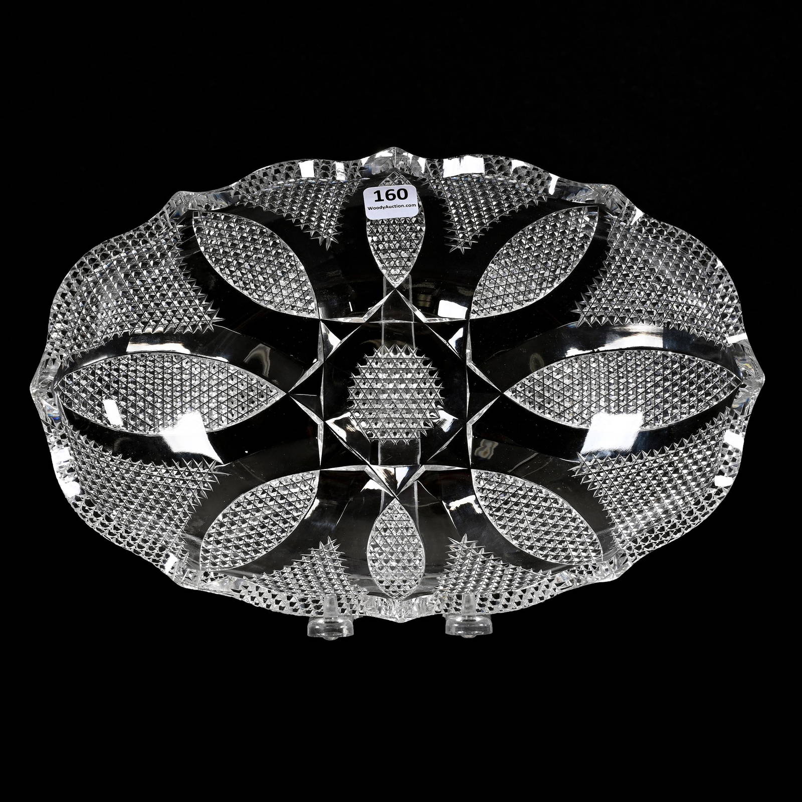 Bread Tray, Abcg, Signed Libbey Delphos Pattern Auction