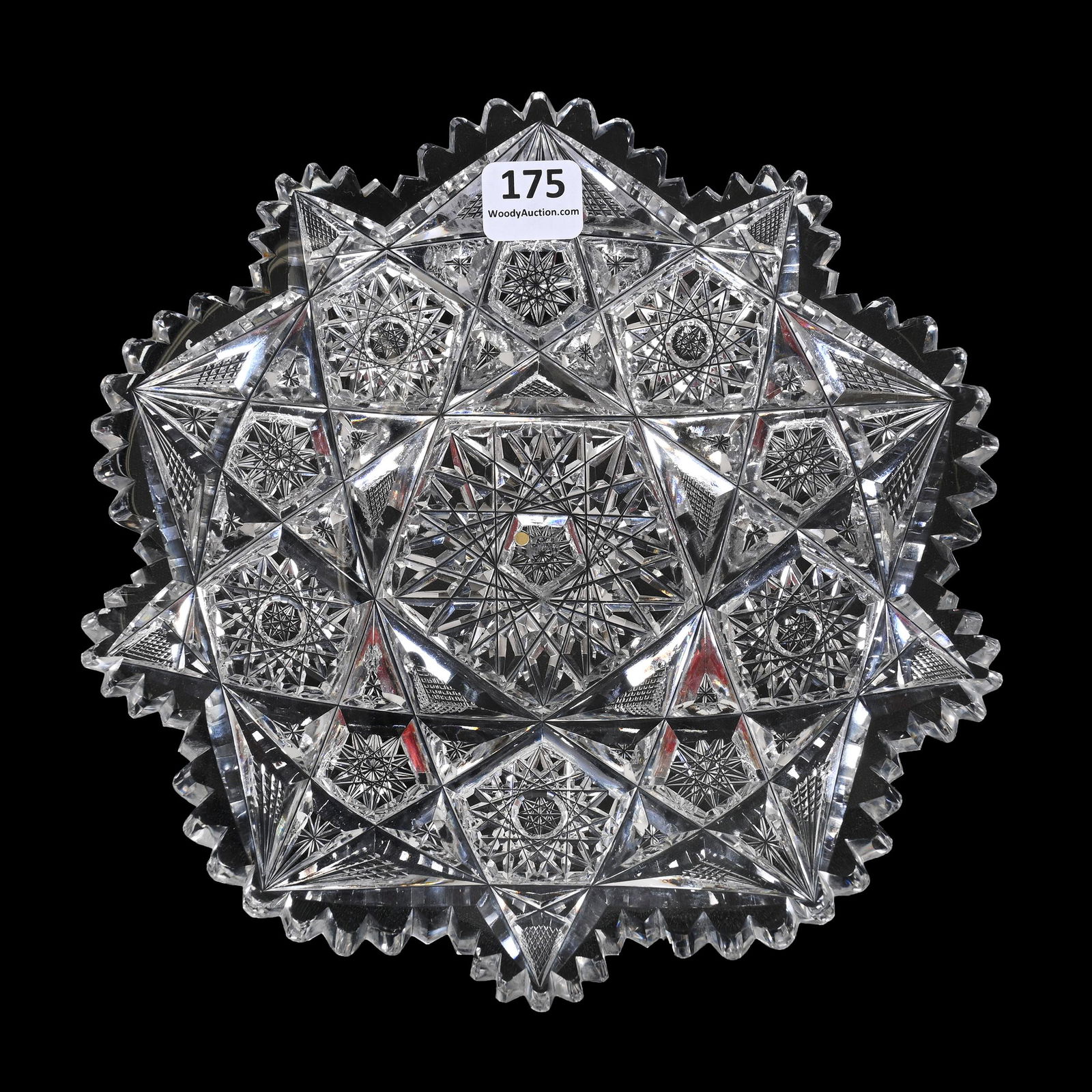 Plate, Abcg, Signed Libbey Colonna Pattern Auction