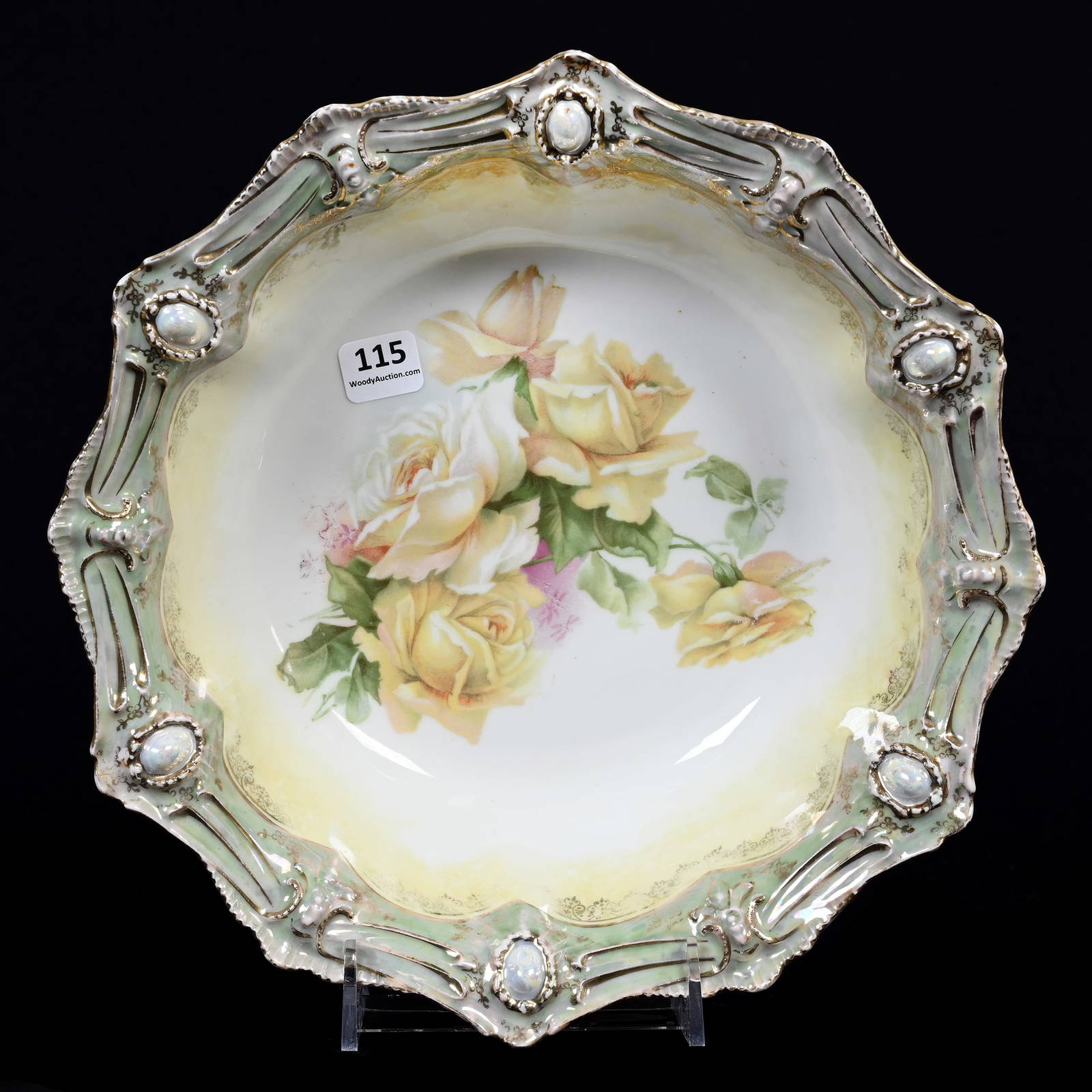 Bowl Marked R.s. Prussia, Ribbon & Jewel Mold Auction