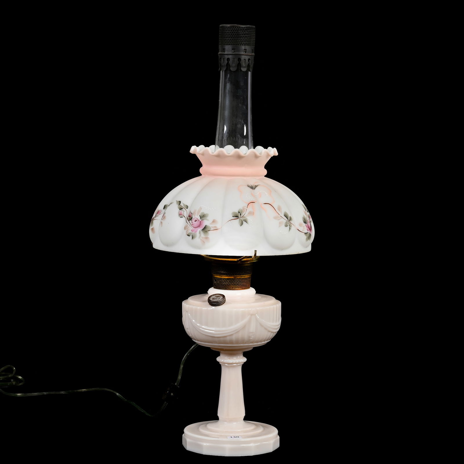 Aladdin Lamp, Tall Lincoln Drape Pattern