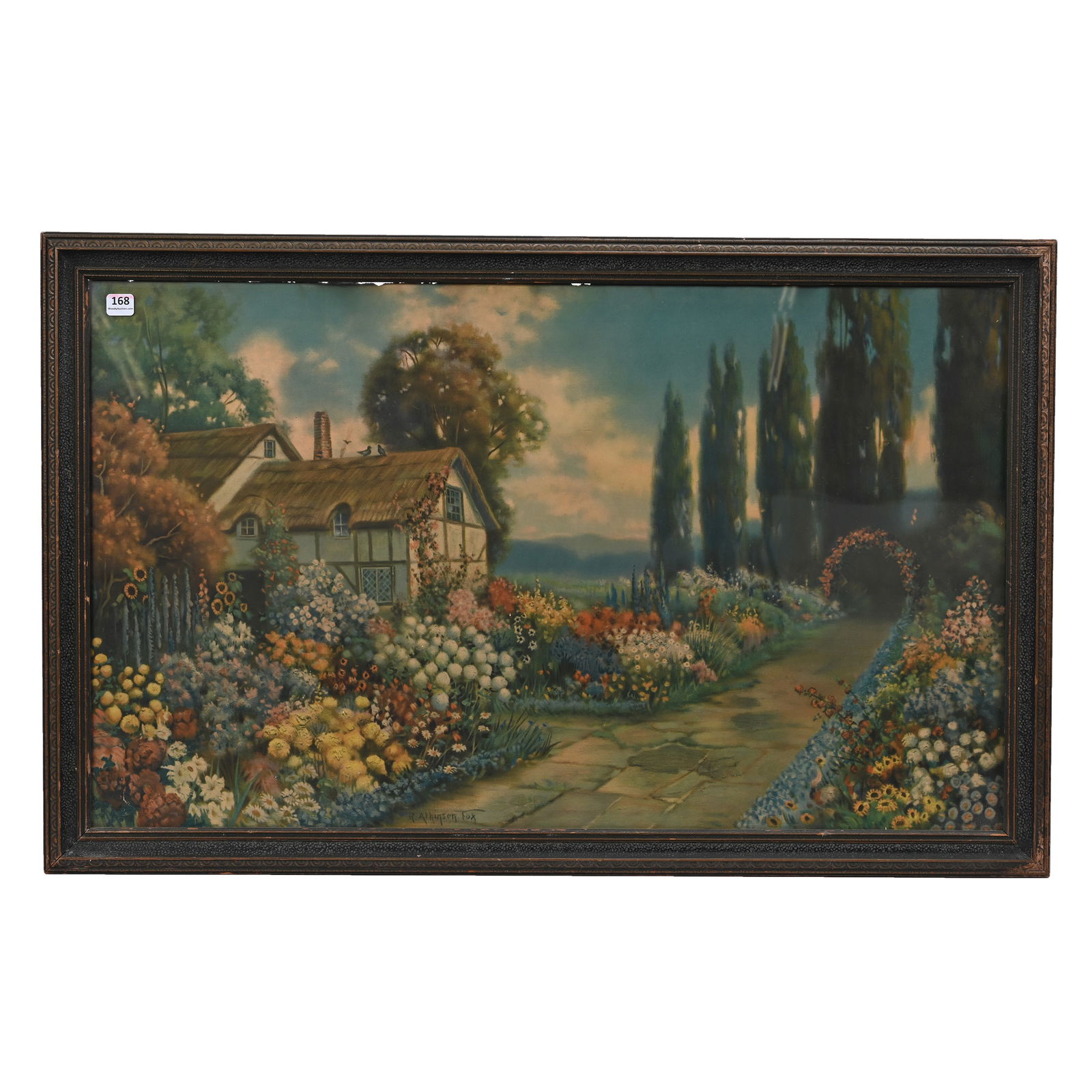 Original Framed Print By R. Atkinson Fox Auction