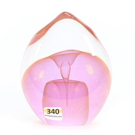 Paperweight, Contemporary Art Glass Signed Labino