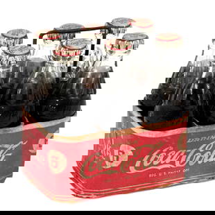 1950's Coca Cola Cardboard Carrier