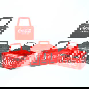 Coca Cola Red Plastic Carriers