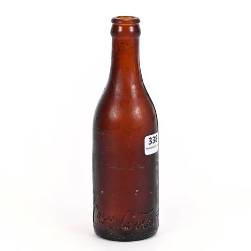Early 1900's Coca Cola Amber Script Bottle