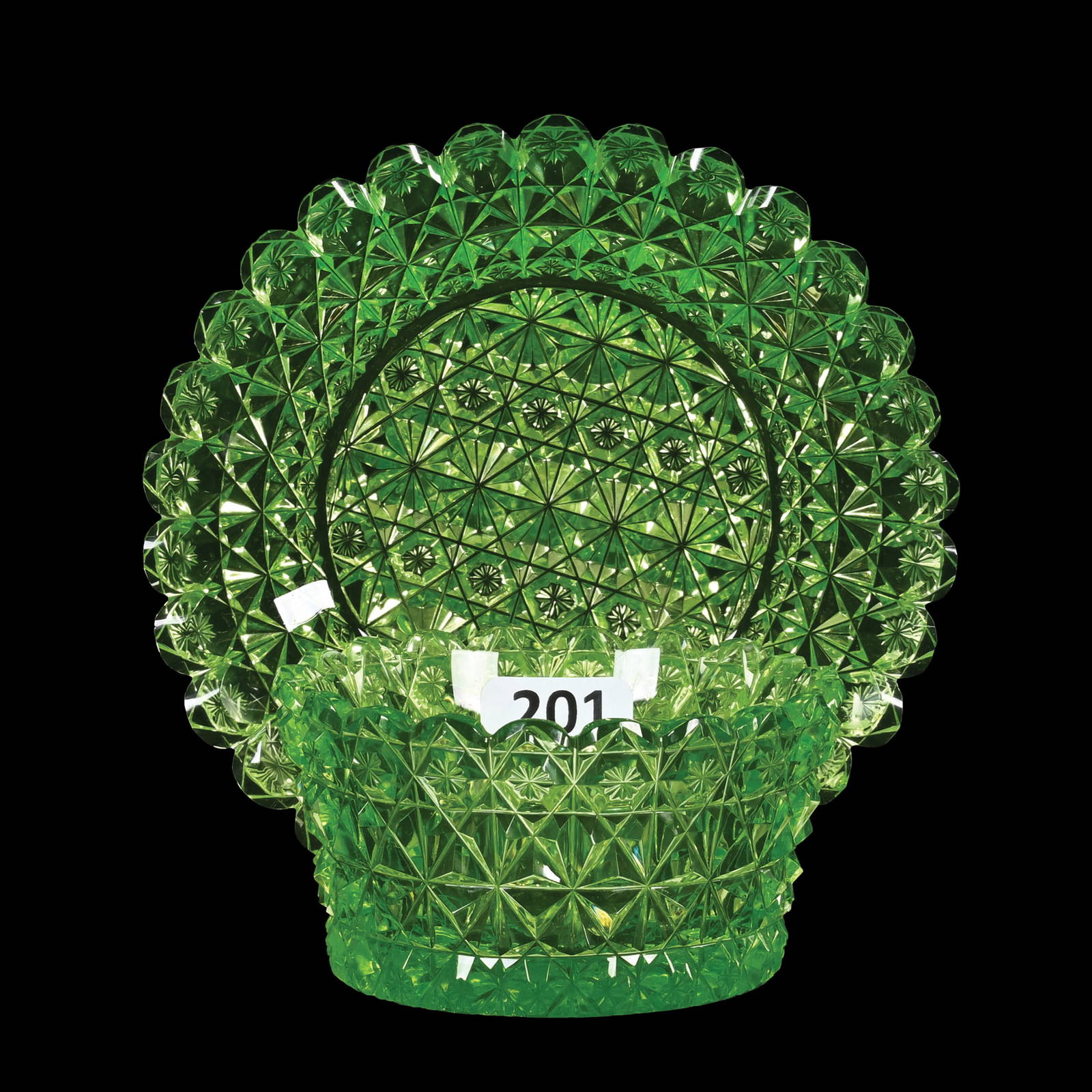 Ramekin & Underplate, Abcg, Solid Vaseline Auction