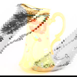 Pitcher Marked Pickard, Twin Poppy Pattern
