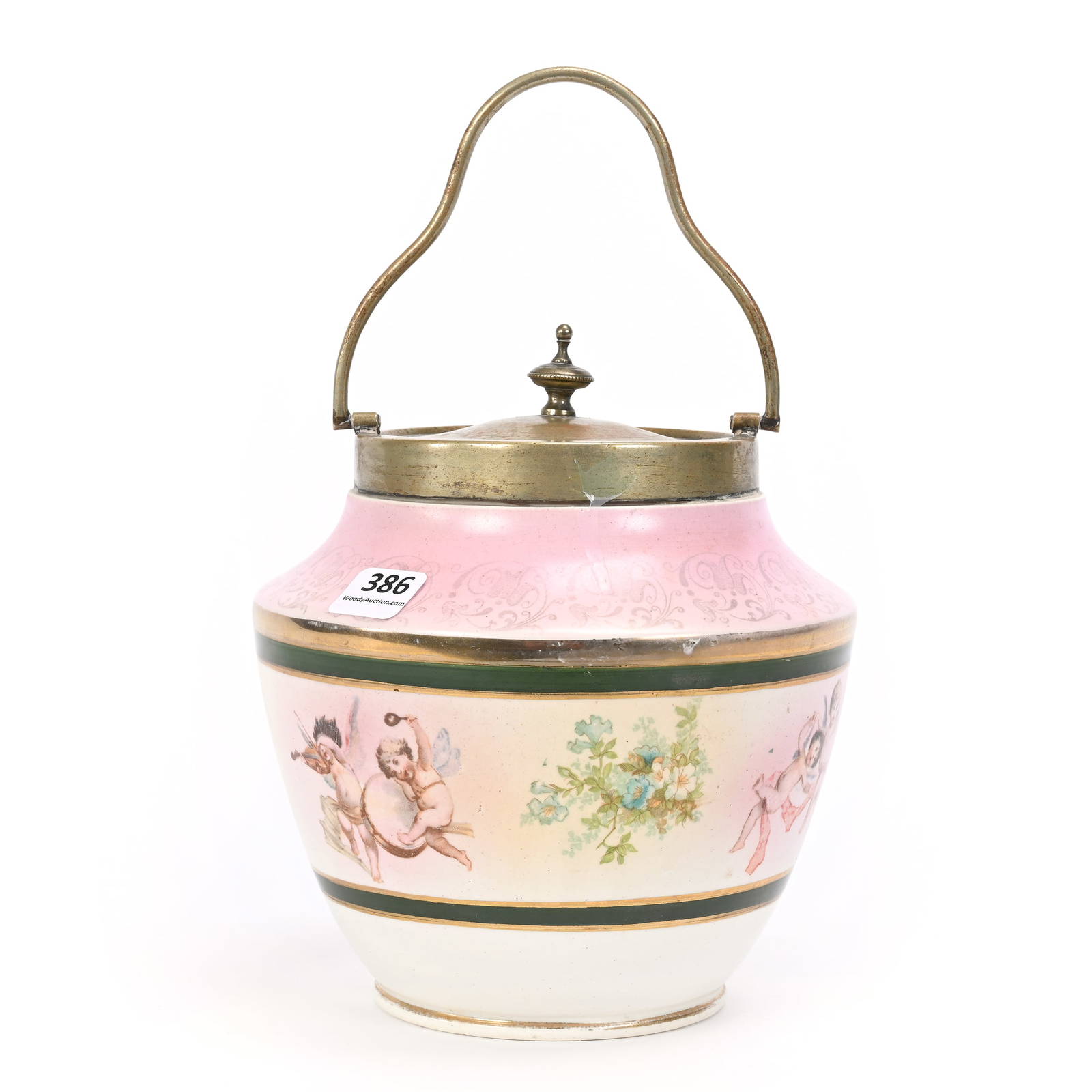 Biscuit Jar, Unidentified English Mark Auction