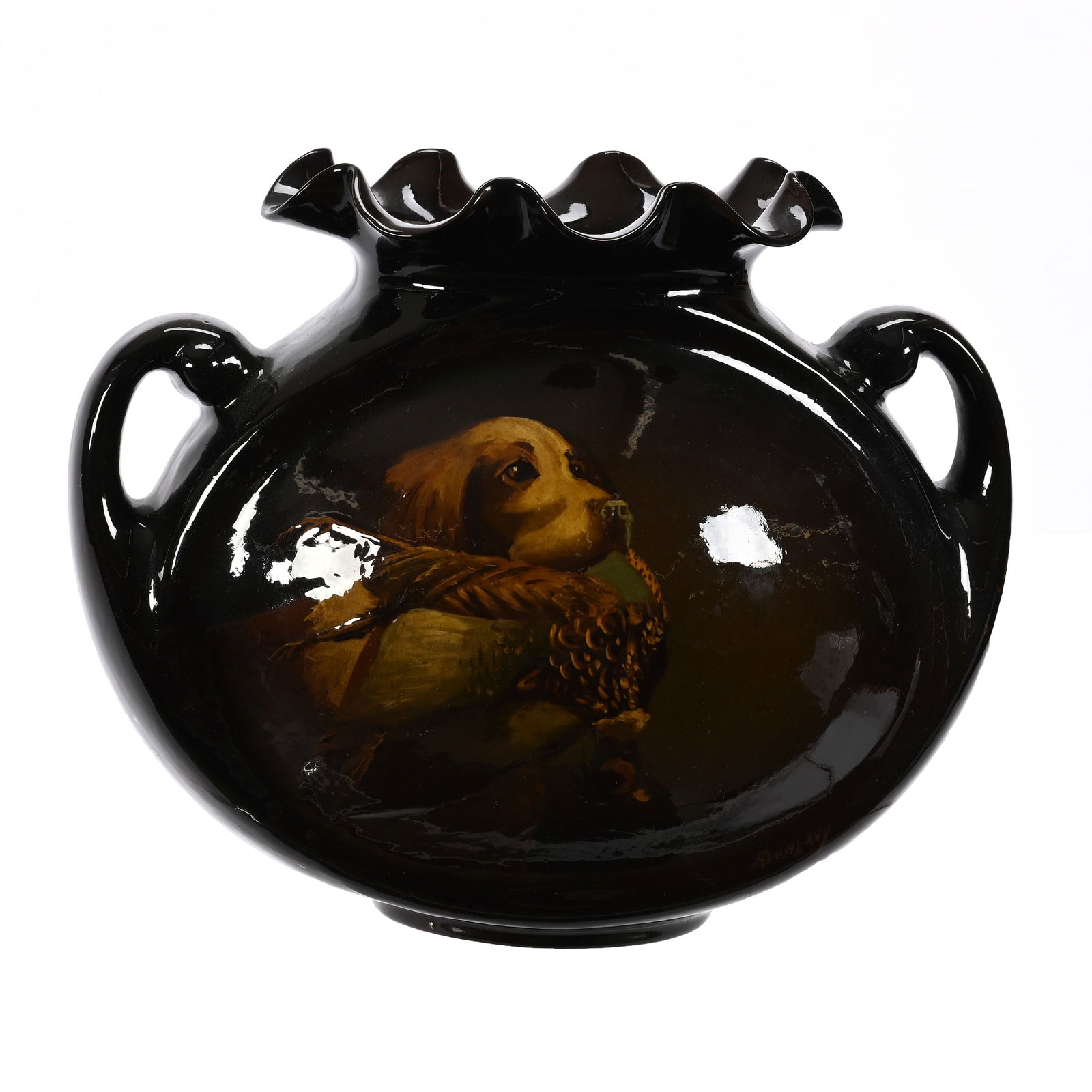 Vase, Unmarked Rozane Art Pottery By Roseville Auction