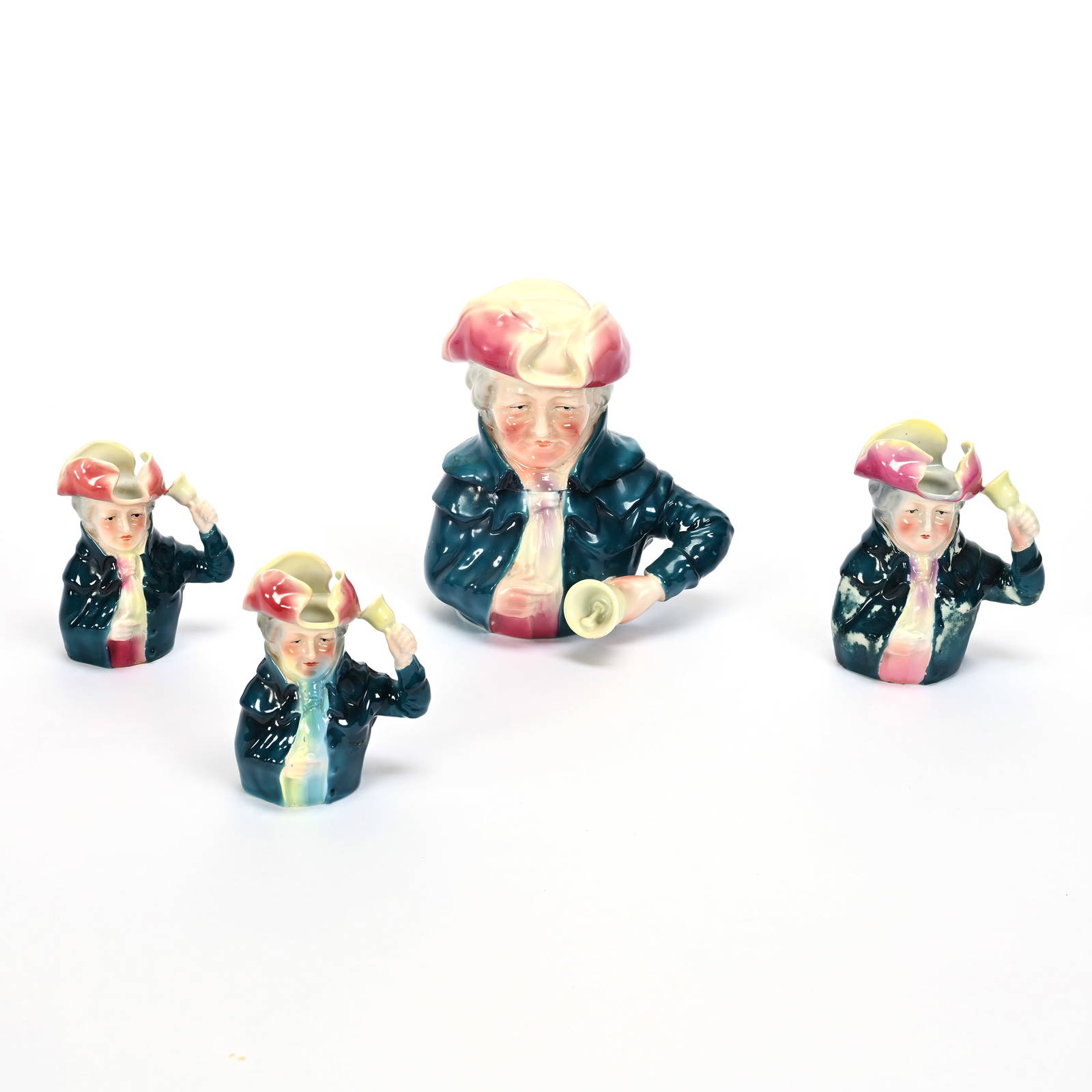 (4) Bell Ringers, Royal Bayreuth Blue Mark Auction