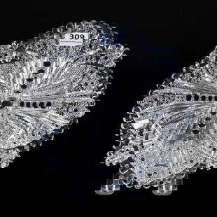 Plate, American Brilliant Cut Glass, Signed Tuthill Auction