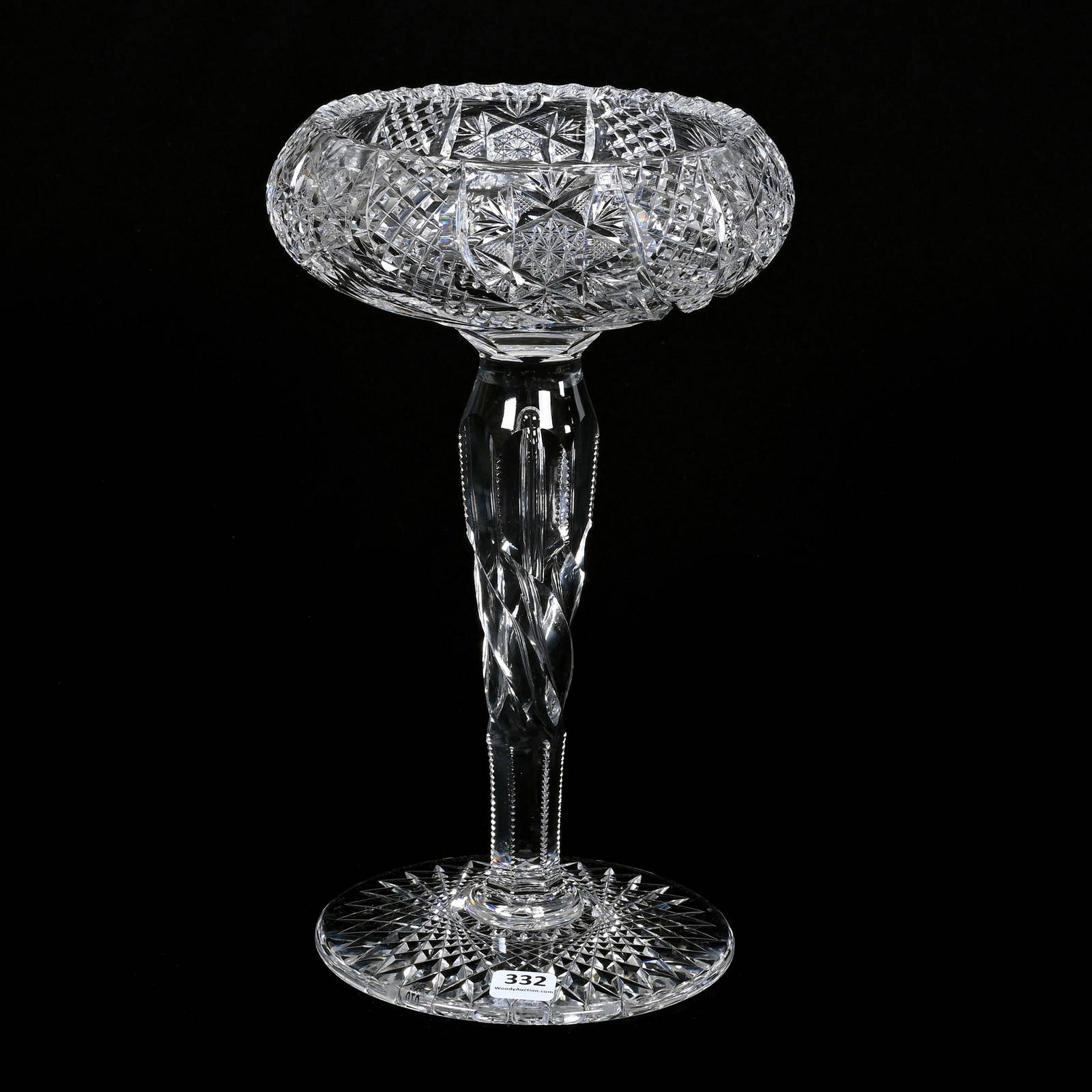 Compote, Abcg, Signed J. Hoare Comet Type Pattern Auction