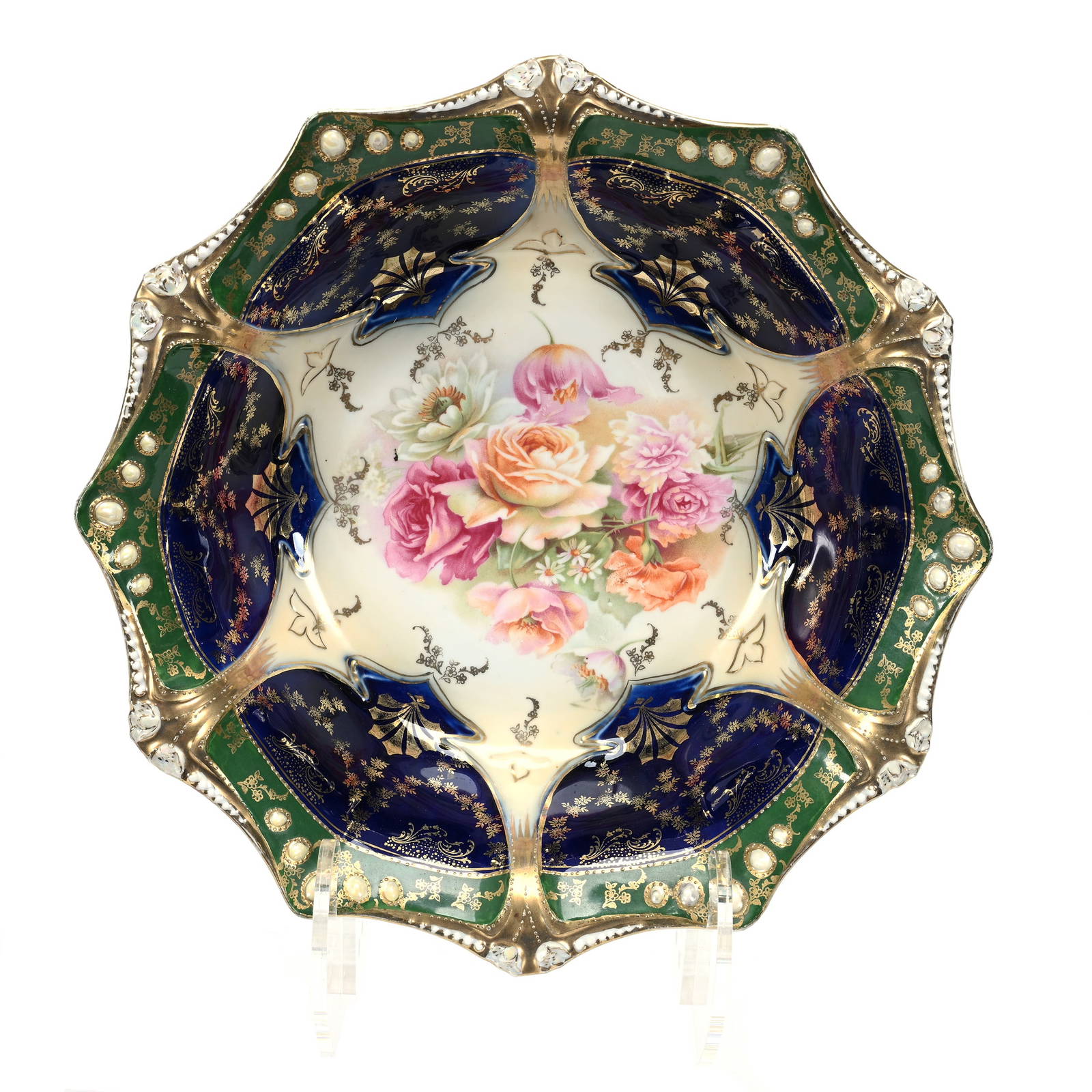 Bowl Marked R.s. Prussia, Jewel Mold Auction