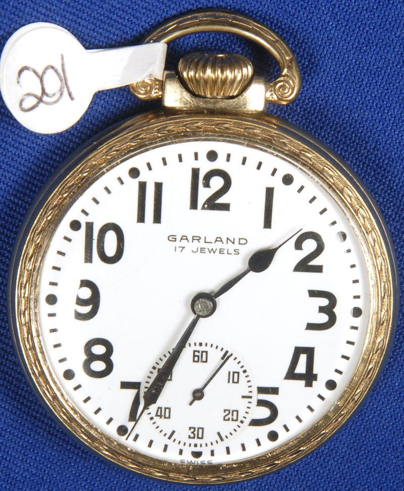 201: SWISS GARLAND "BALL CO." POCKET WATCH