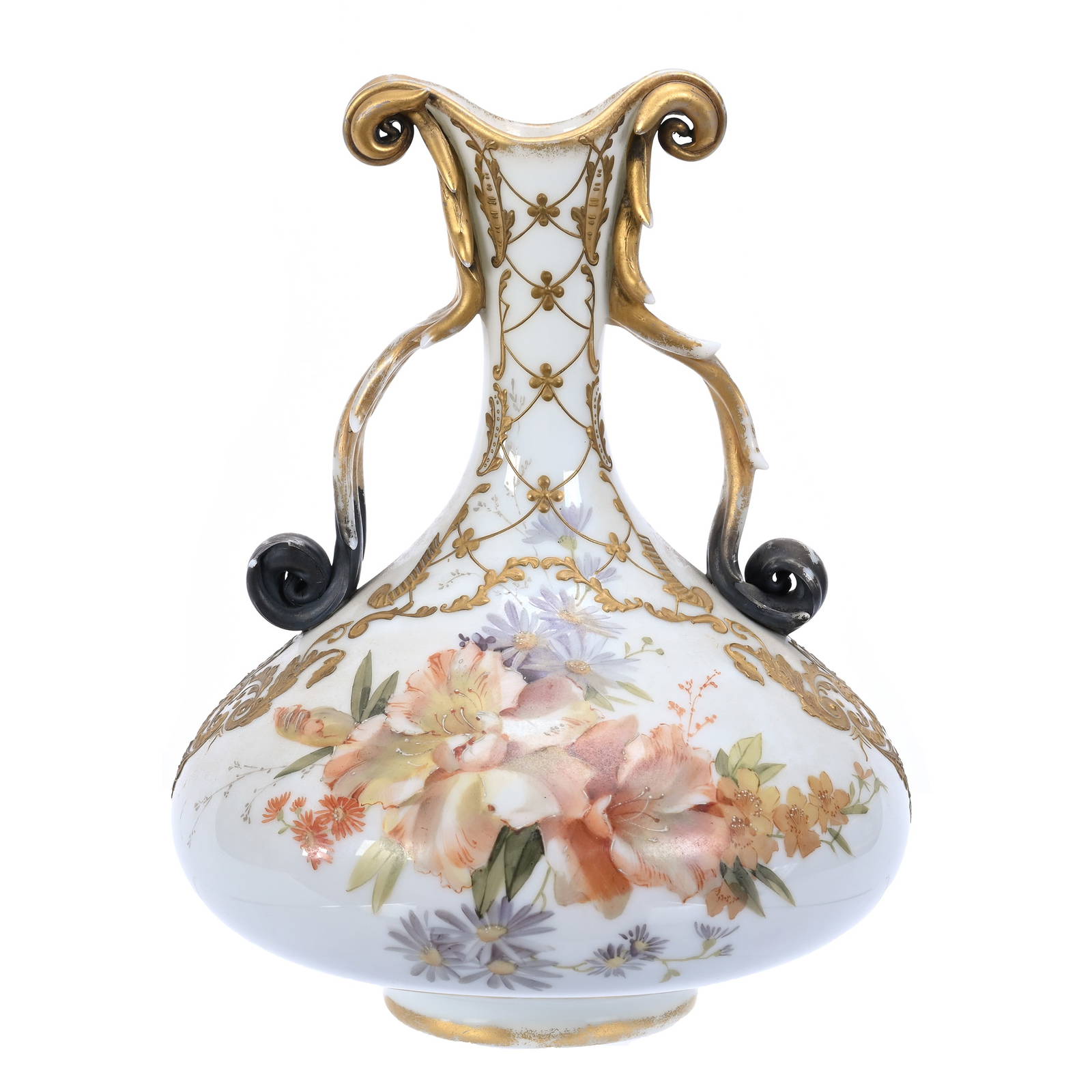 Vase Marked Crown Milano #1021 Colonial Ware Auction