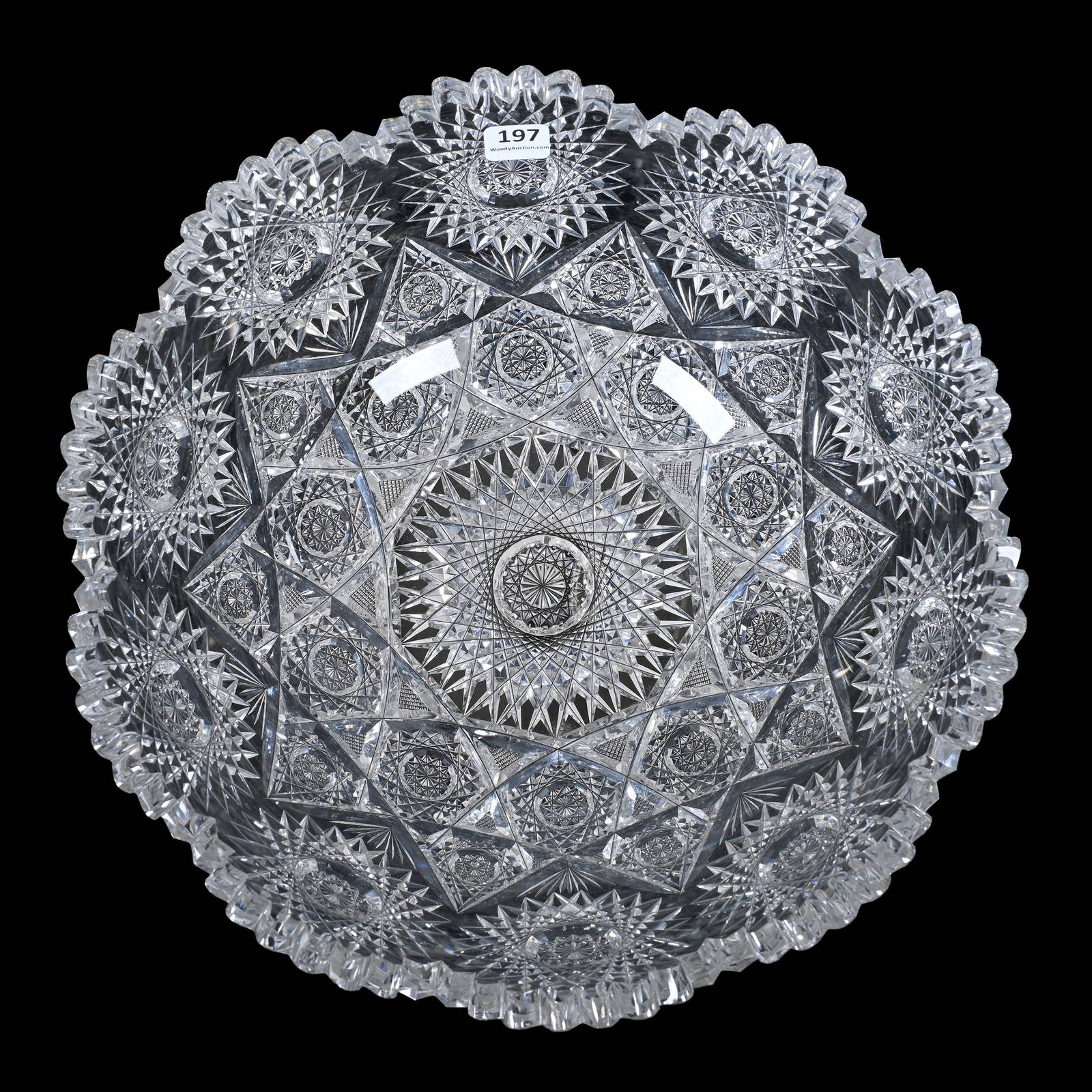 Bowl, Abcg, Festoon Pattern By Hawkes Auction