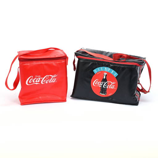 (2) Coca Cola Zipper Bag & Cooler
