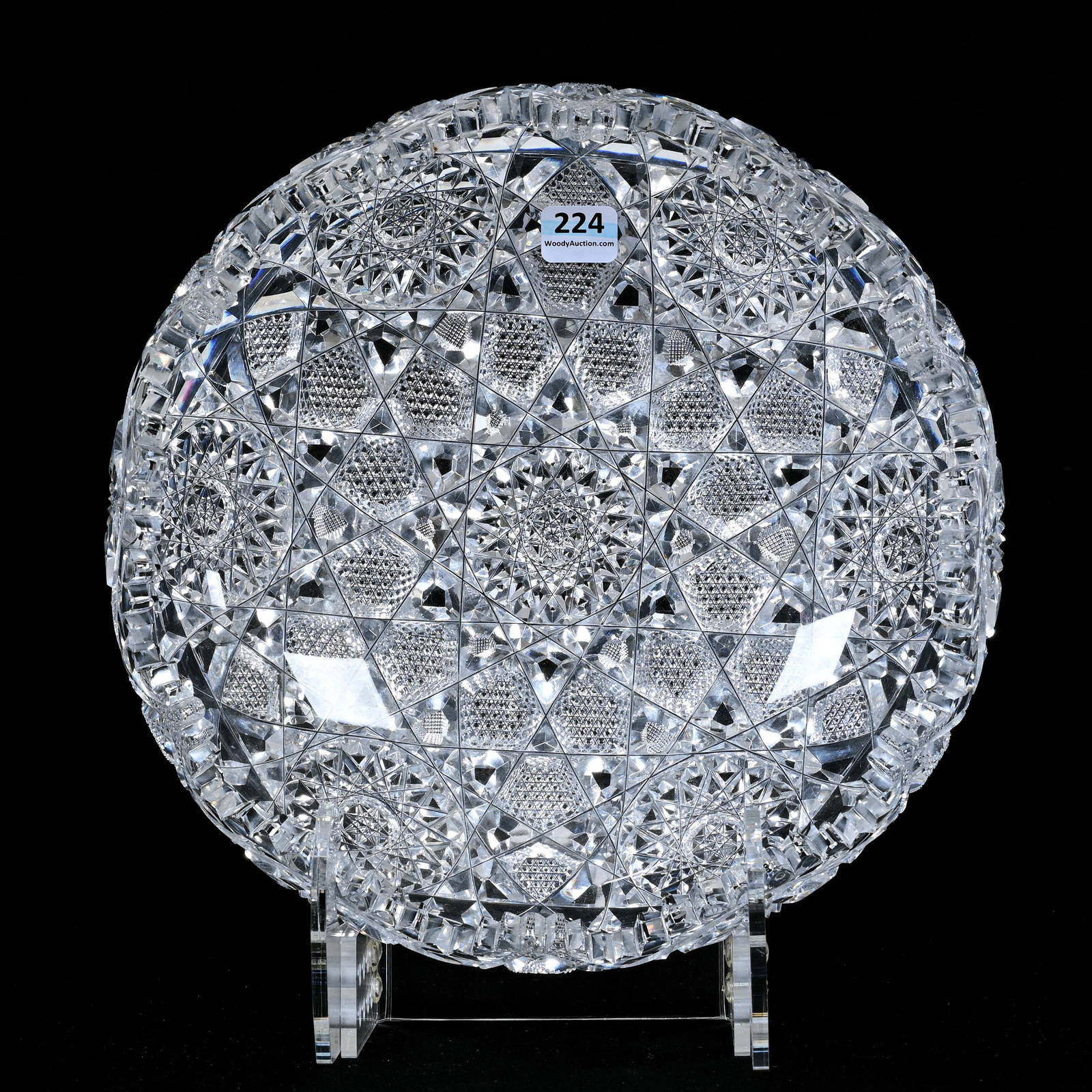 Bowl, Rolled Rim, Abcg, Seneca Pattern By Empire Auction