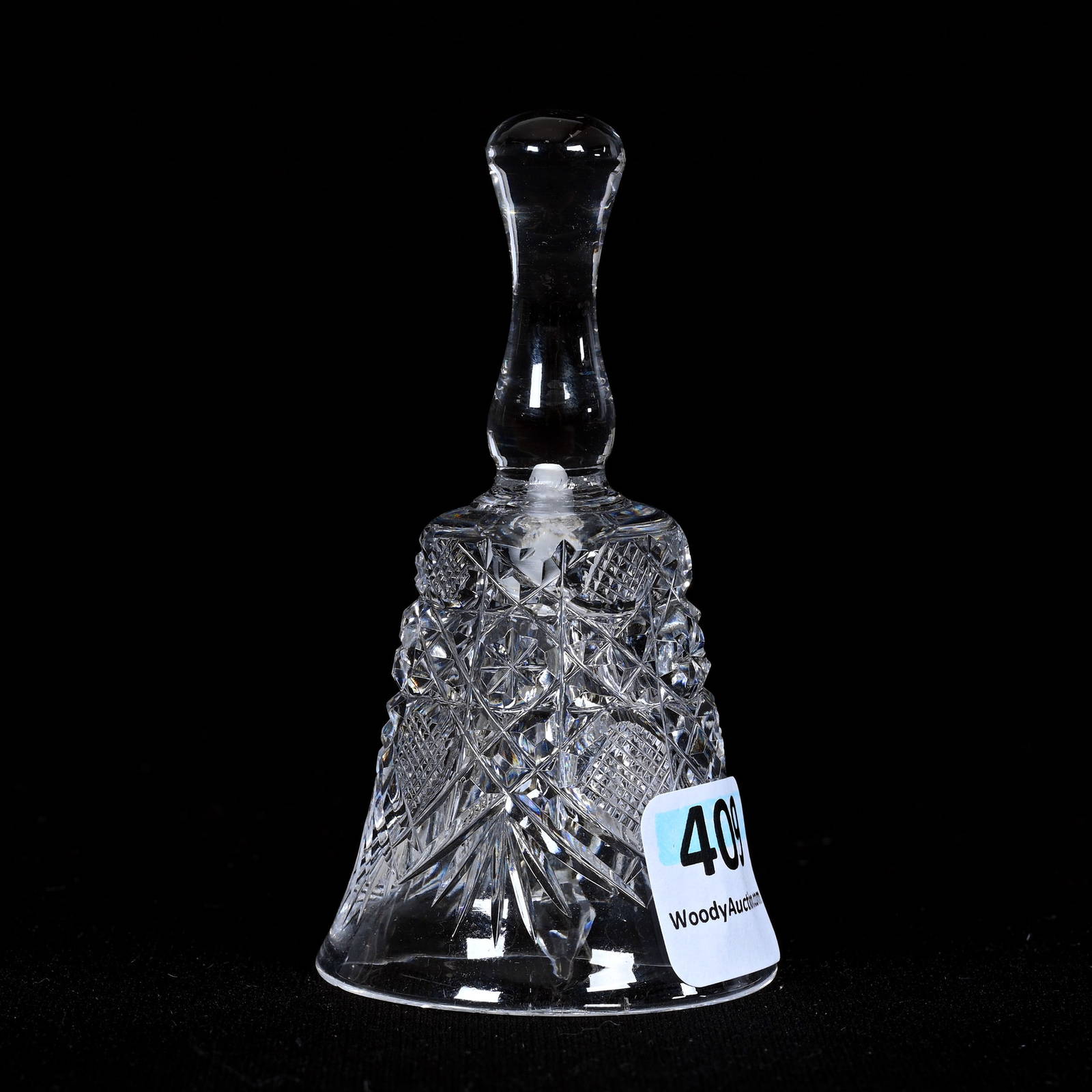 Miniature Dinner Bell, American Brilliant Cut Glass Auction