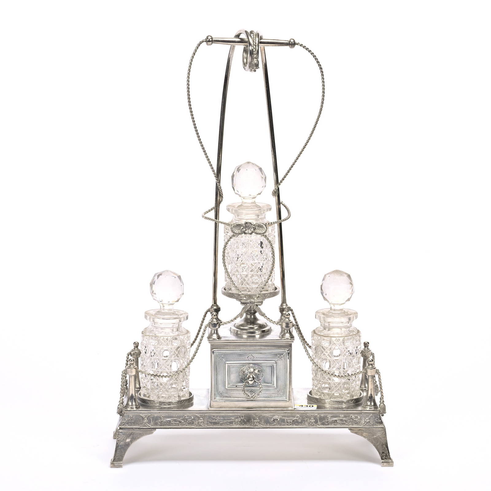 Victorian Silverplate Perfume Vanity Set Auction