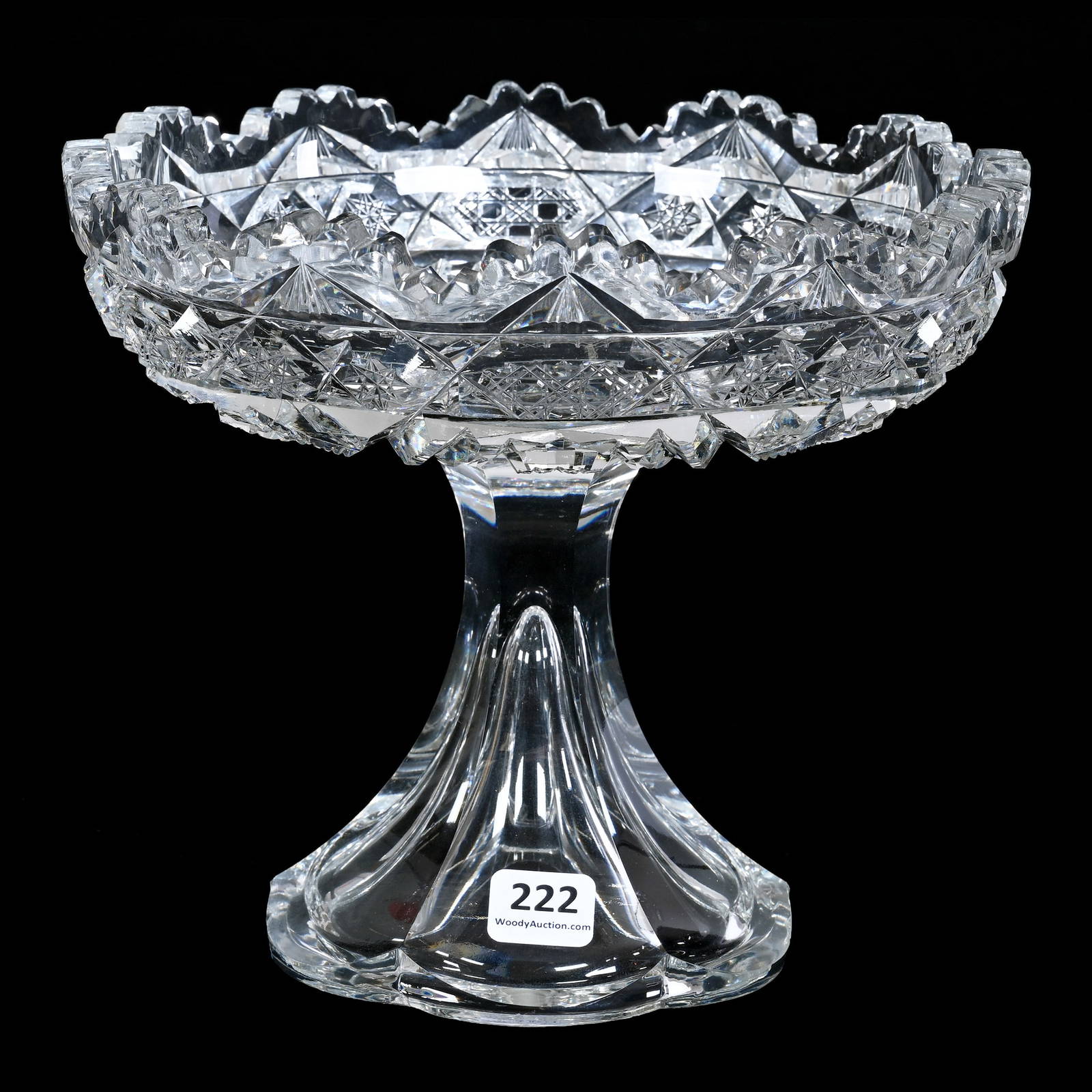 Compote, Abcg, Signed J. Hoare Steuben Pattern Auction