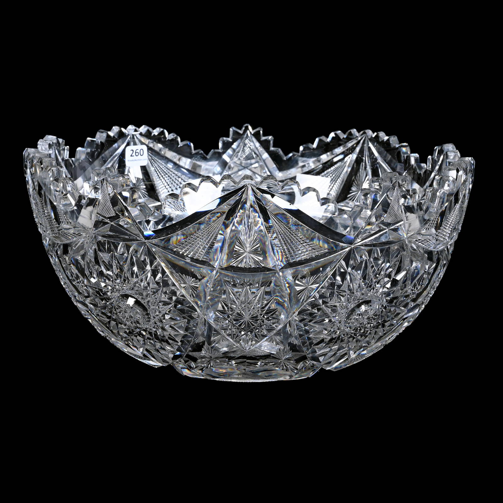 Punch Bowl, Abcg, Signed Libbey Colonna Pattern Auction