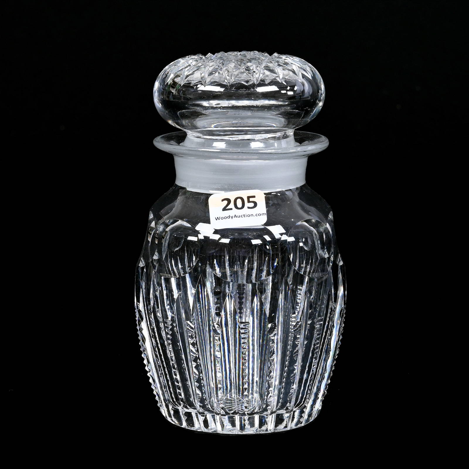 Covered Jar, Abcg, Cambridge Pattern By Pairpoint, Hobstar Cut Lid, Ray ...