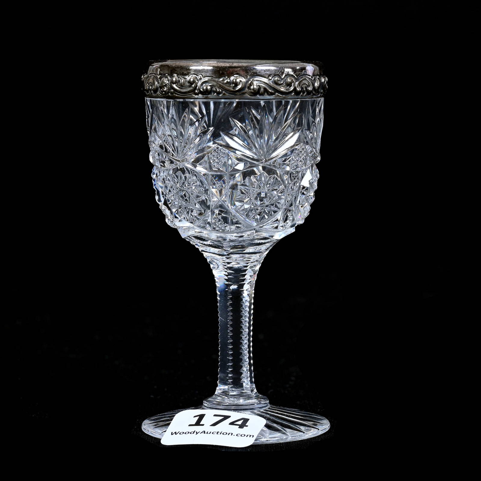 Cordial Stem, Cut Glass, Pattern Resembles #50 By Dorflinger, Gorham # ...